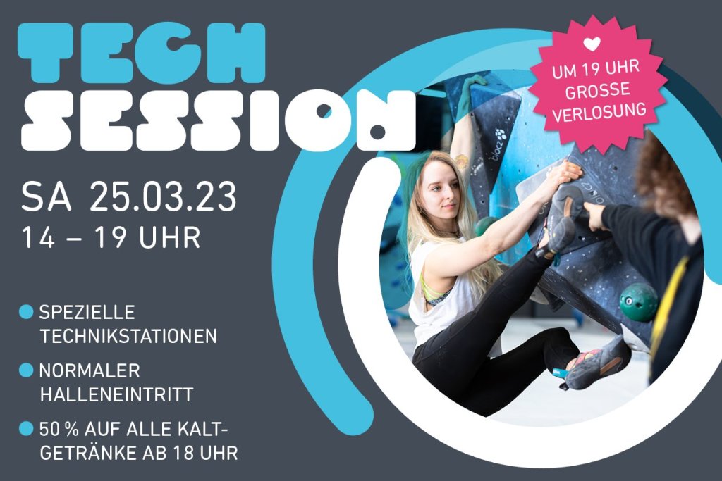 Tech Session am Samstag, 25. März